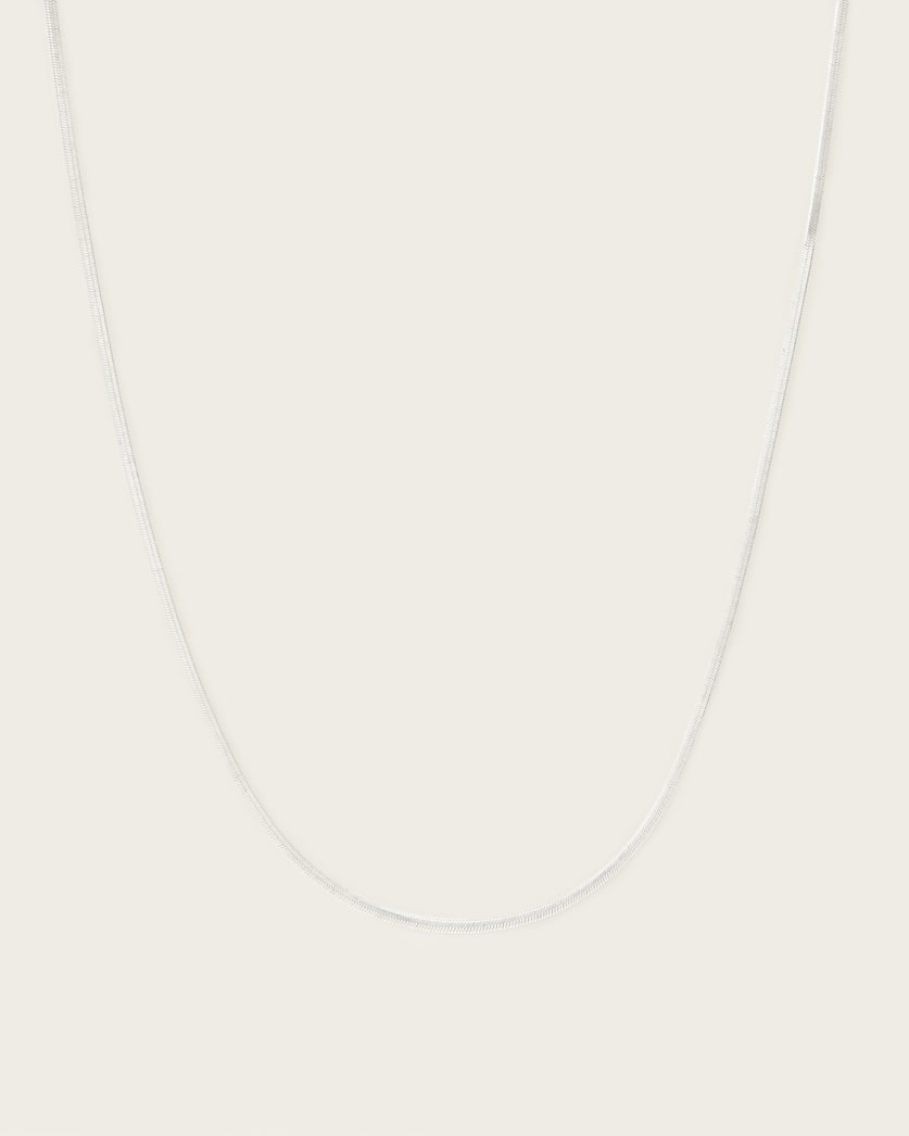 Boa Snake Necklace WARM SILVER | ALLSAINTS Canada